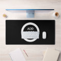 Budget Logo Editable Business Desk Mat Template | Zazzle