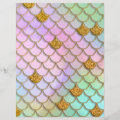 Budget Mermaid 1st Birthday Party Flyer | Zazzle