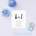 Budget Minimalist Qr Code Photo Wedding Flyer | Zazzle