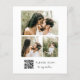 Budget Minimalist Qr Code Photo Wedding Flyer | Zazzle