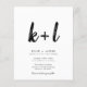 Budget Minimalist Qr Code Photo Wedding Flyer | Zazzle