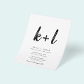 Budget Minimalist Qr Code Photo Wedding Flyer | Zazzle