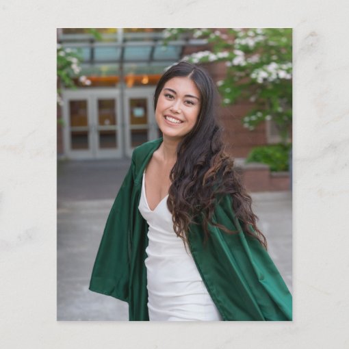 Budget Modern 2 Photo Fade Graduation Party | Zazzle