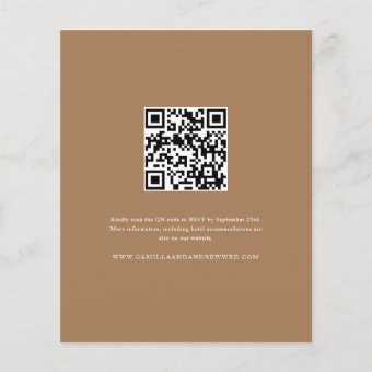 Budget Modern 4 Photo QR Code Wedding Invitation | Zazzle