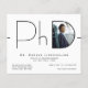 Budget Modern Photo PhD Graduation Invitation | Zazzle