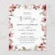 Budget Modern Rustic Pink Wedding Invitation | Zazzle