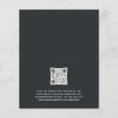 Budget Monogram QR Code Wedding Invitation | Zazzle