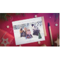 Budget Panoramic Chic H Photo - Christmas Stocking Flyer | Zazzle