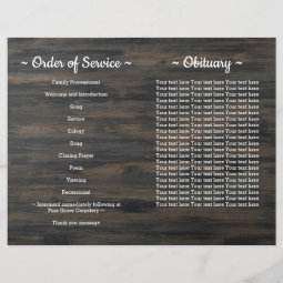 Budget Patriotic Veteran Memorial Service Program | Zazzle