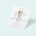 Budget Pearls Prosecco Bridal Shower Invitation Flyer | Zazzle