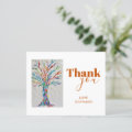 Budget Personalized Tree of Life Thank You Card | Zazzle