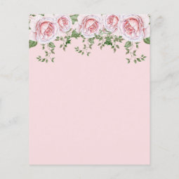 Budget photo heart pink floral wedding Invitation | Zazzle