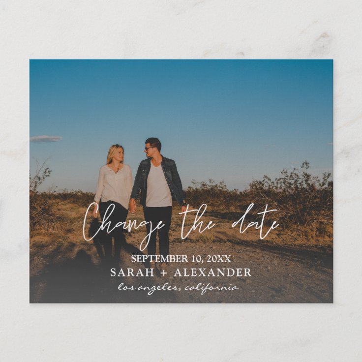 Budget Photo Horizontal Change the Date Flyer | Zazzle