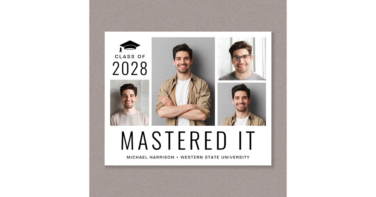 Budget Photo Masters Degree Graduation | Zazzle