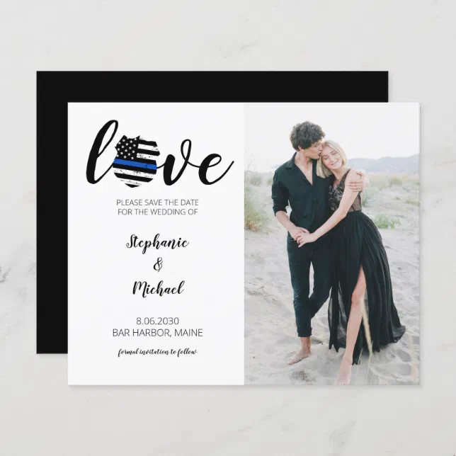 Budget Photo Police Law Enforcement Wedding | Zazzle