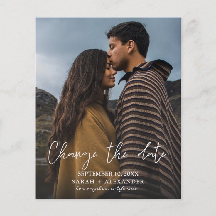 Budget Photo Vertical Change the Date Flyer | Zazzle