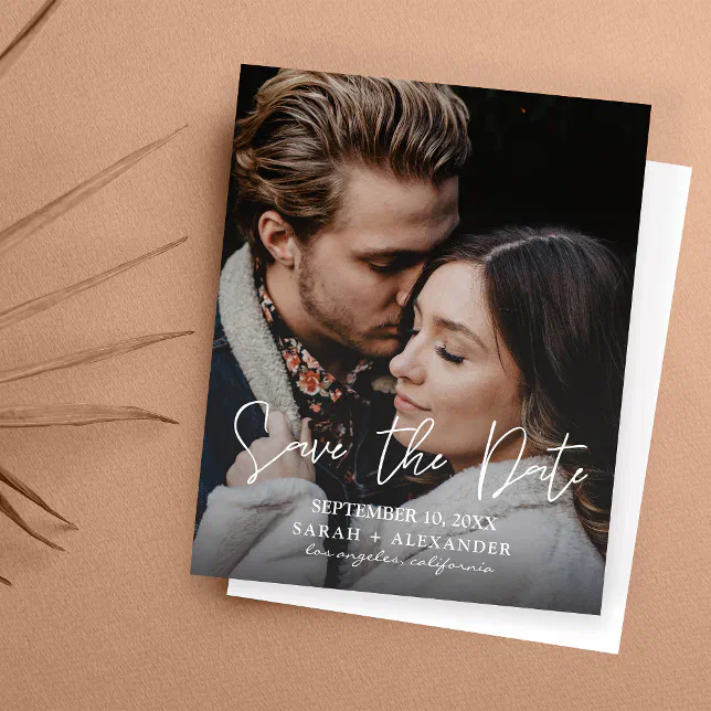 Budget Photo- Vertical Save the Date | Zazzle