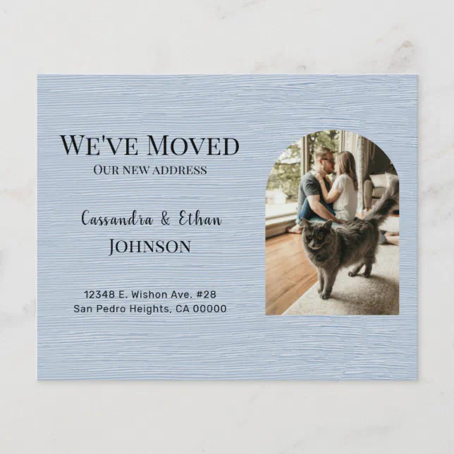 Budget Photo We've Moved New Address Announcement | Zazzle