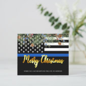 Budget Police Christmas Law Enforcement Card | Zazzle