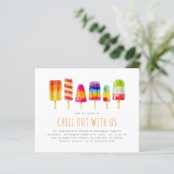 Budget Popsicle Party | Kids Birthday Party | Zazzle