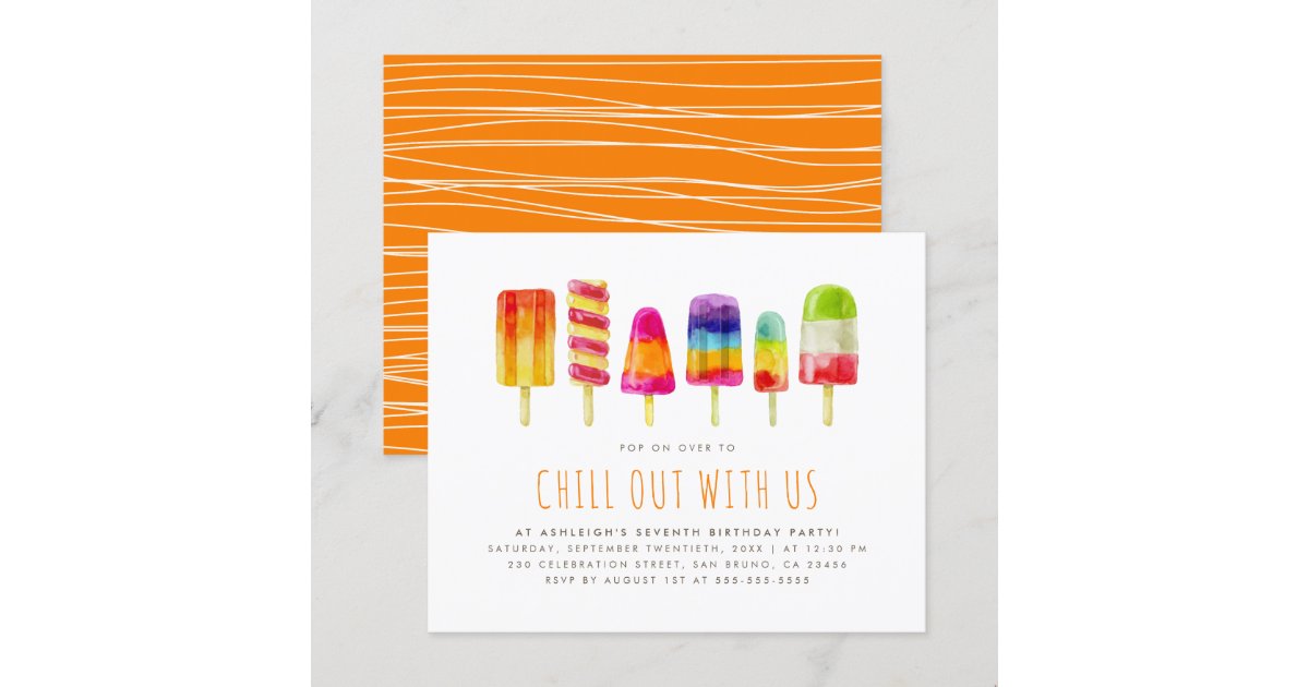 Budget Popsicle Party | Kids Birthday Party | Zazzle