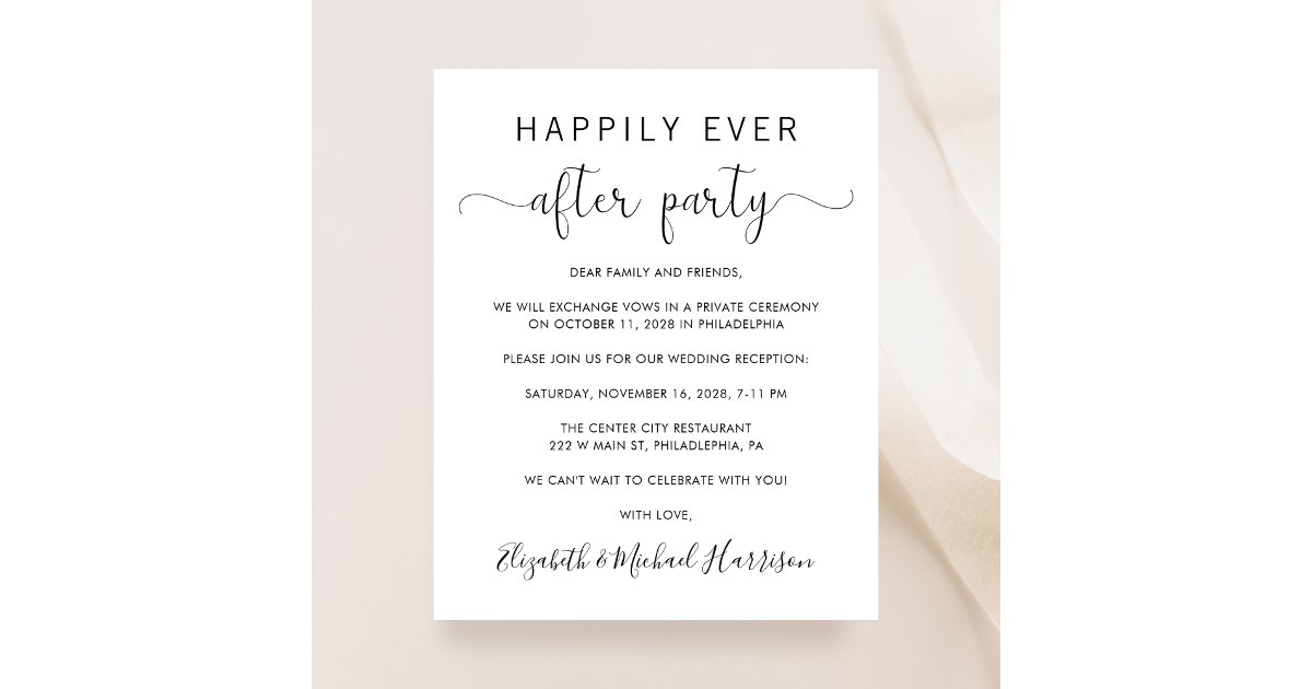 Budget QR Code Wedding Reception Invitation | Zazzle