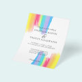Budget Rainbow Beautiful LGBTQ Wedding Invitation Flyer | Zazzle