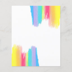 Budget Rainbow Beautiful LGBTQ Wedding Invitation Flyer | Zazzle