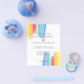 Budget Rainbow Beautiful LGBTQ Wedding Invitation Flyer | Zazzle