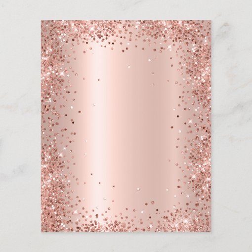 Budget Rose Gold Glitter 18th Birthday Invitation | Zazzle