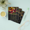 Budget rustic country sunflower roses wood wedding flyer | Zazzle