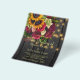 Budget rustic country sunflower roses wood wedding flyer | Zazzle