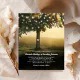 Budget Rustic Tree Lights Wedding Invitation | Zazzle