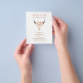 Budget Saddle Up Western Photo Baby Girl Shower Flyer | Zazzle