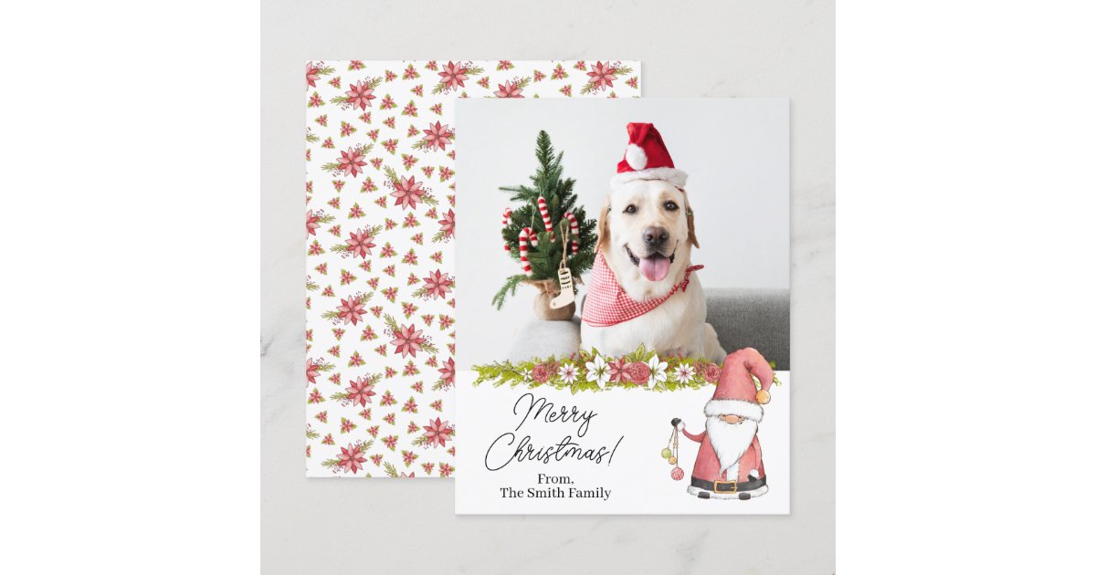 Budget Santa Claus Christmas Photo | Zazzle