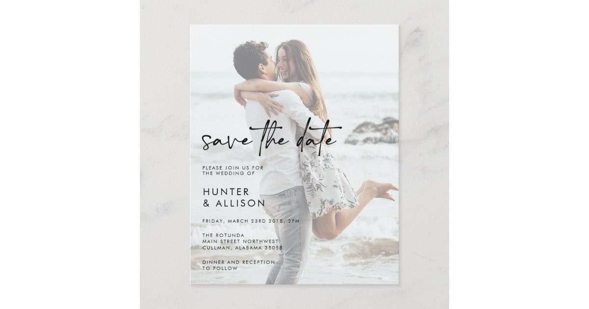 BUDGET Save The Date Invitation Flyer | Zazzle