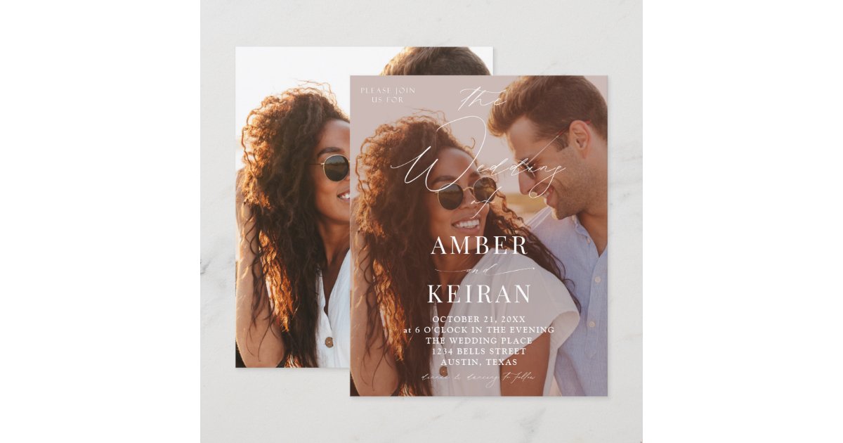 Budget Shades- Sun Kissed Photo Wedding | Zazzle
