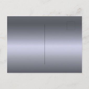 Budget silver glitter metal elegant wedding invitation postcard | Zazzle