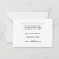 Budget Simple Hello New Home Address Photo Moving Note Card | Zazzle
