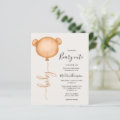 Budget Someone Beary Cute Baby Shower Invitation | Zazzle