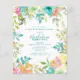Budget Summer Floral 21st Birthday Invitation | Zazzle
