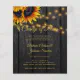 Budget sunflower wedding postponement announcement flyer | Zazzle