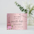 Budget Sweet 16 blush pink paris save the date | Zazzle