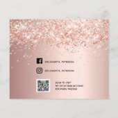 Budget Sweet 16 rose QR code photo thank you | Zazzle