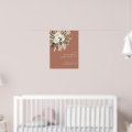 Budget terracotta botanical modern elegant foliage poster | Zazzle