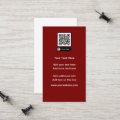 Budget Vertical QR Code Business Cards | Zazzle
