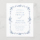 Budget Victorian Vintage QR Code Blue Wedding | Zazzle