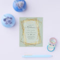 Budget Walima Muslim Wedding Gold Frame Invite Flyer | Zazzle