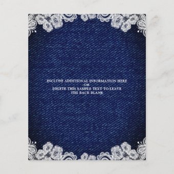 Budget Wedding Denim Lace String Lights | Zazzle