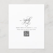 Budget Wedding Invitations Elegant Calligraphy Flyer | Zazzle